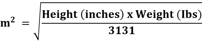 Body Surface Area (BSA) Calculator | Medicalculators